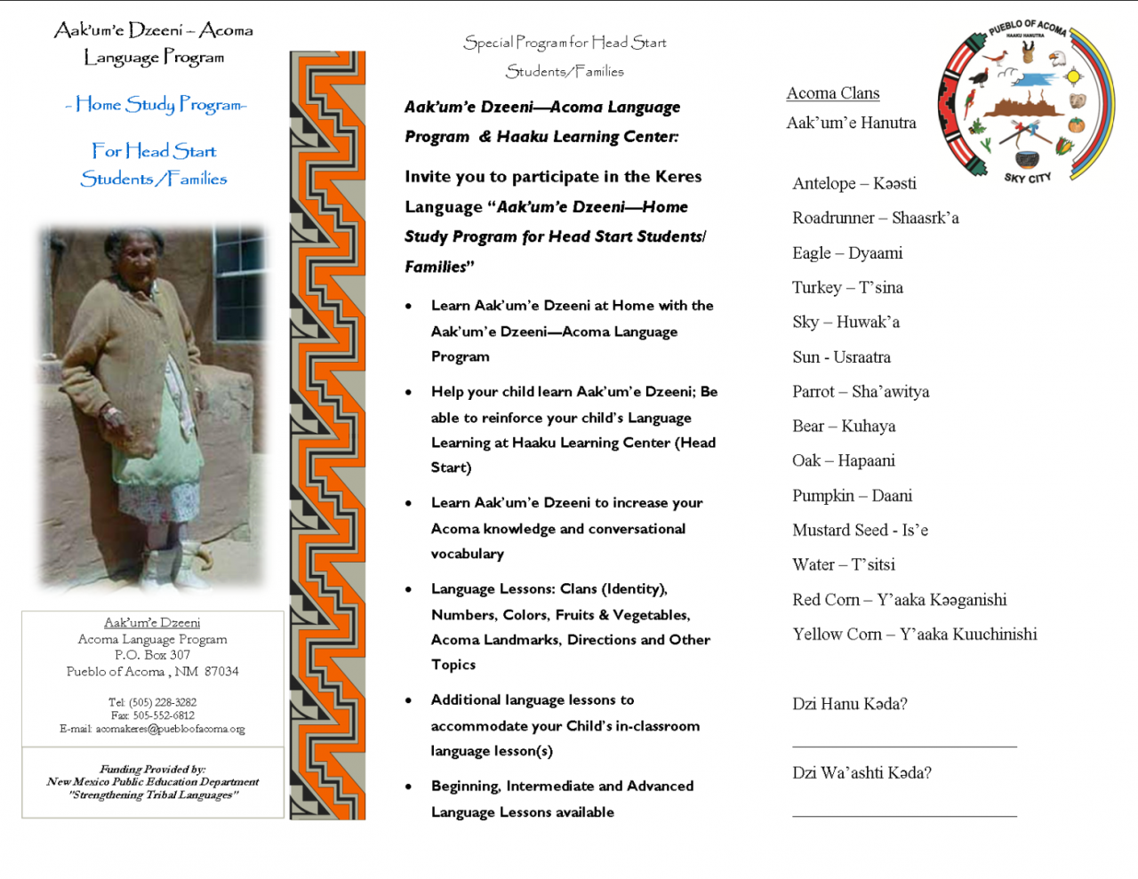 Keres Classes | Pueblo of Acoma